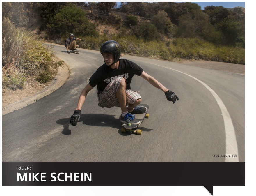 Mike Schein in Concrete Wave Magazine - Longboarding SA
